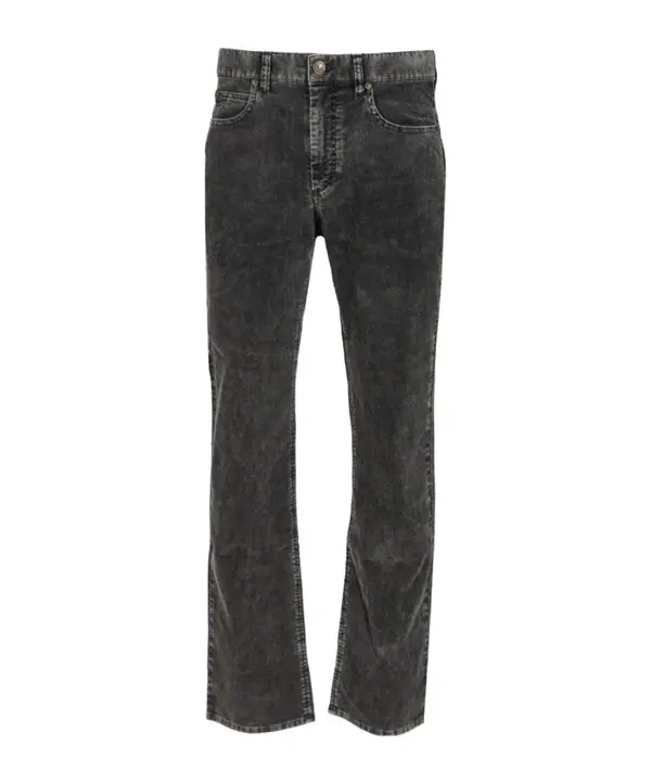 Isabel Marant Étoile Corduroy Logo Patch Trousers
