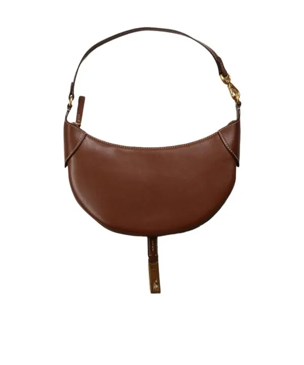Polo Ralph Lauren Logo Plaque Zipped Mini Shoulder Bag - Brown