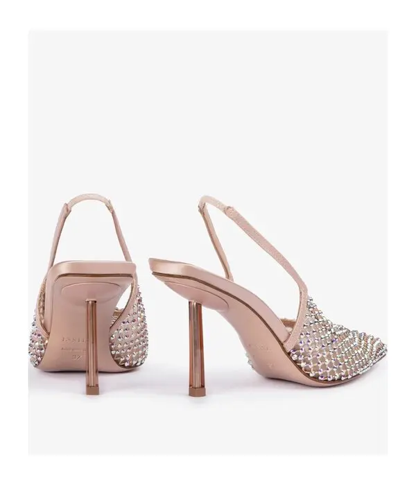 LE SILLA Gilda Embellished Slingback Pumps