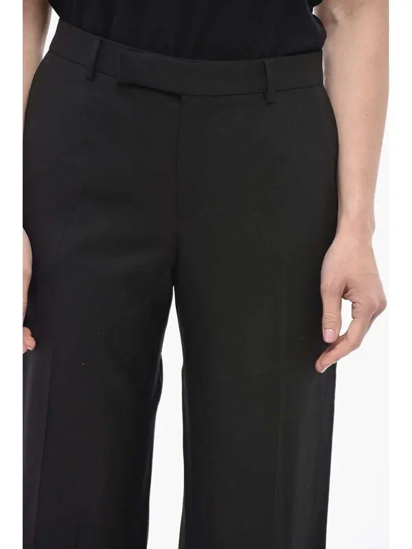 Celine Wool Gabardine Tuxedo Pants