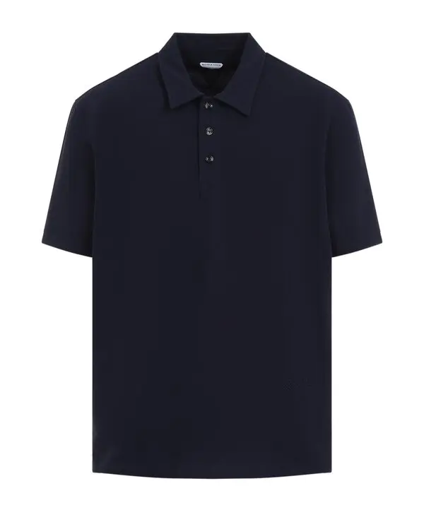 Bottega Veneta Logo Embroidered Short-sleeved Polo Shirt - No