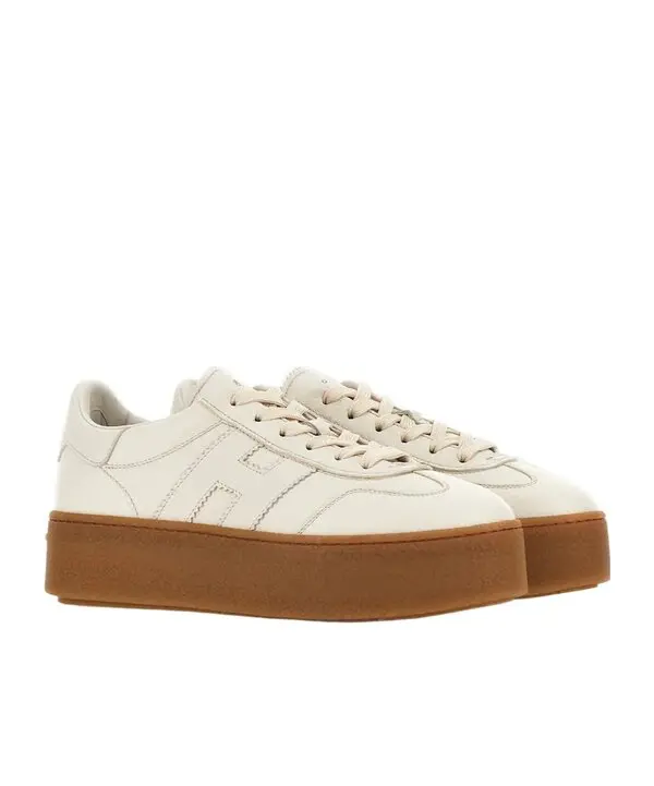 Hogan Cool H Patch Sneakers - Ivory