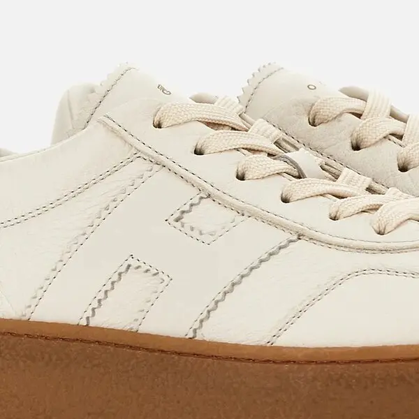 Hogan Cool H Patch Sneakers - Ivory