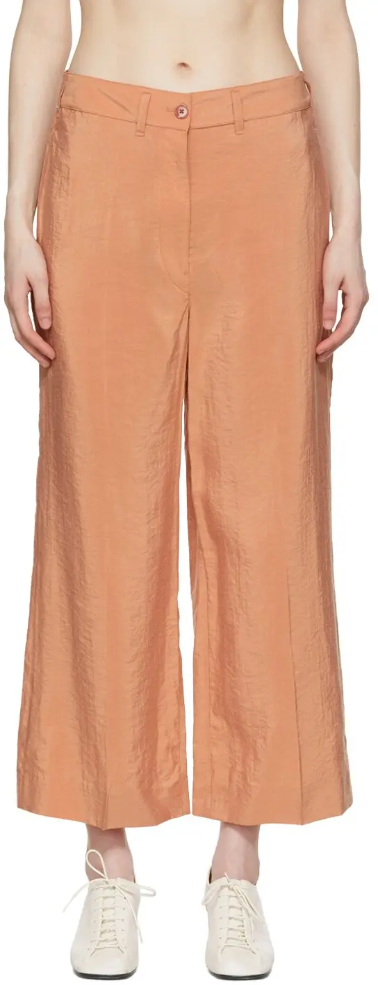 LEMAIRE Wide-leg Trousers - Pink