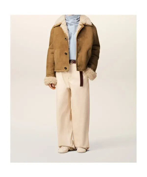 AMI Paris Shearling Lined Jacket