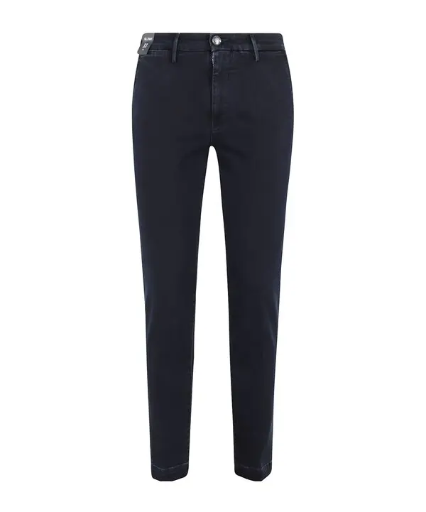 RE-HASH Button-fastening Tapered Jeans