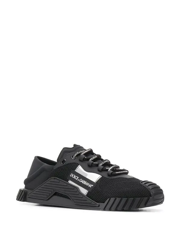 Dolce & Gabbana Ns1 Patchwork Slip-on Sneakers - Black