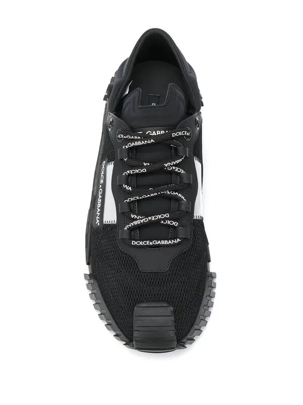 Dolce & Gabbana Ns1 Patchwork Slip-on Sneakers - Black