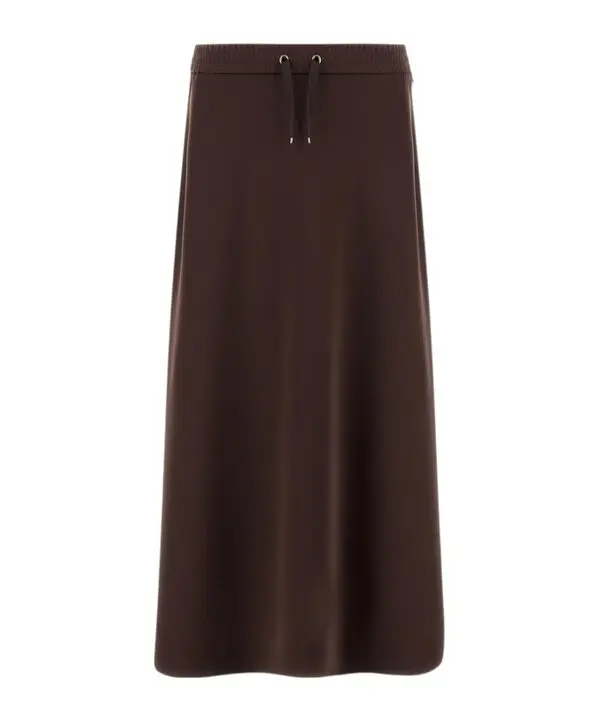 Herno Drawstring Flared Skirt