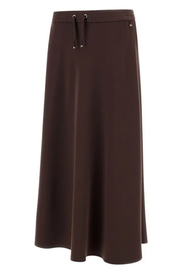 Herno Drawstring Flared Skirt