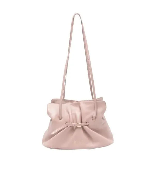 Prada Gathered Detail Buckled Shoulder Bag - Opal