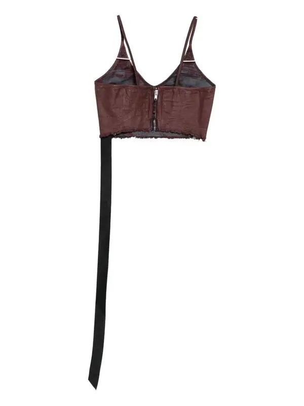 Rick Owens Fringed Crop Top