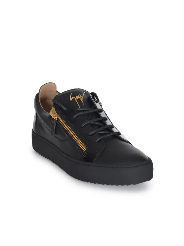 GIUSEPPE ZANOTTI Zip-detailed Low-top Sneakers