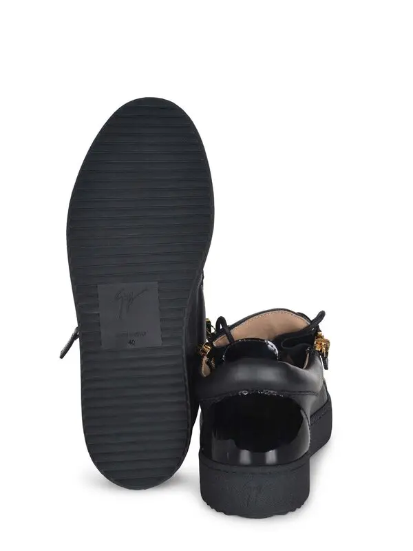 GIUSEPPE ZANOTTI Zip-detailed Low-top Sneakers