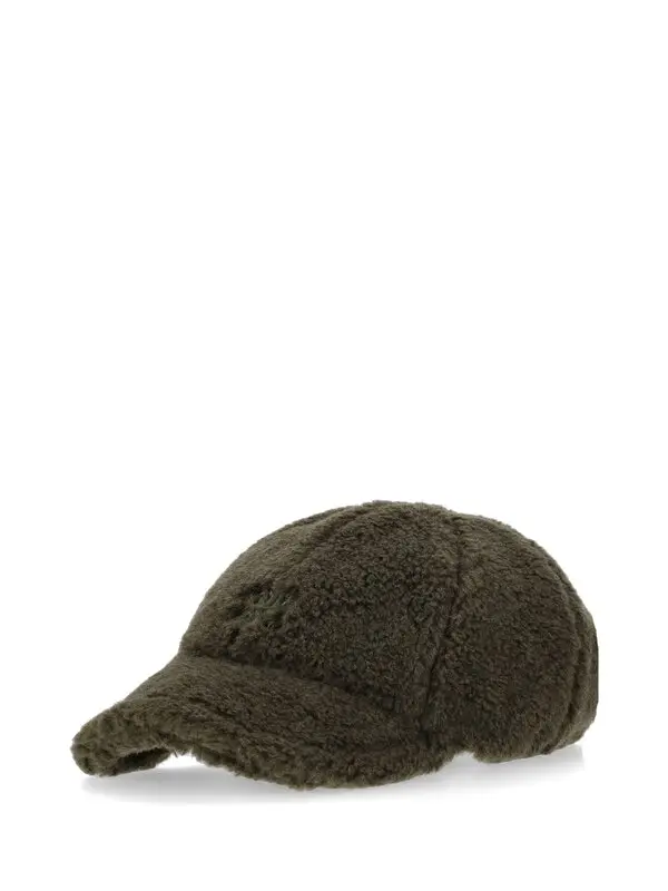 Miu Miu Logo Detailed Baseball Cap - Black