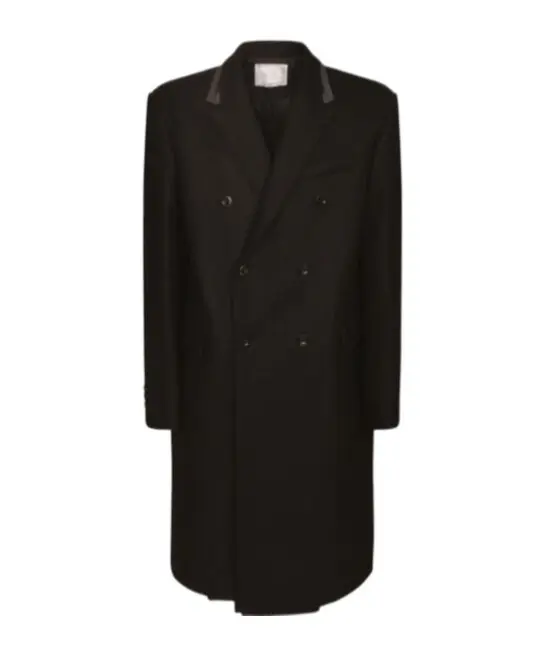Sacai Peak Lapel Double-breasted Coat