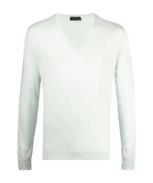 Prada Knitted Long-sleeve Jumper - Green