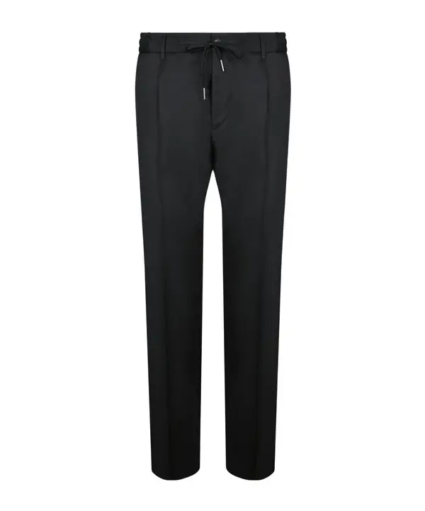Tagliatore Drawstring Waist Pants - Black