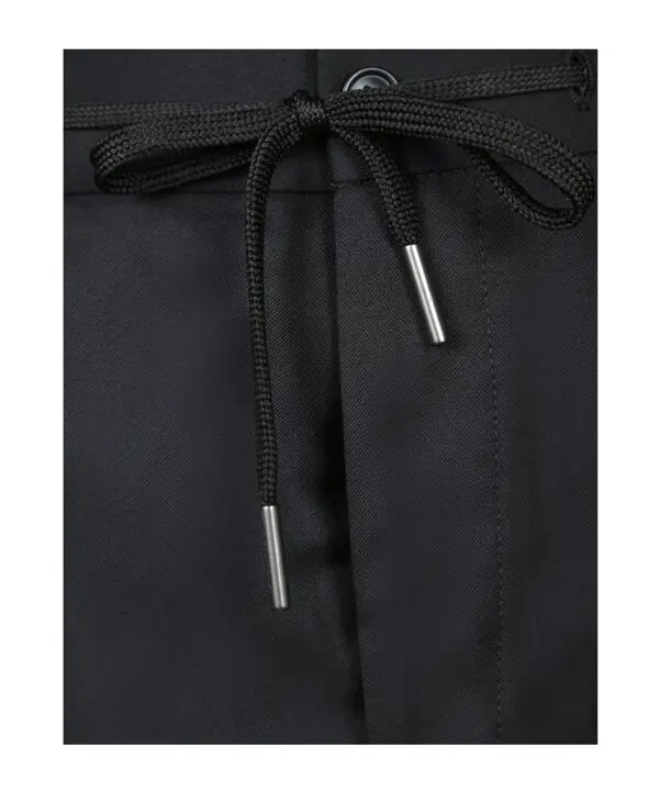 Tagliatore Drawstring Waist Pants - Black