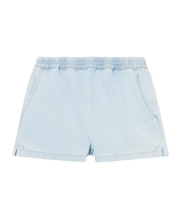 Off-White Logo-print Denim Shorts