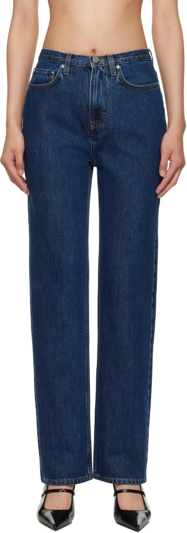 Loulou De Saison Jude Five-pocket Jeans - Blue
