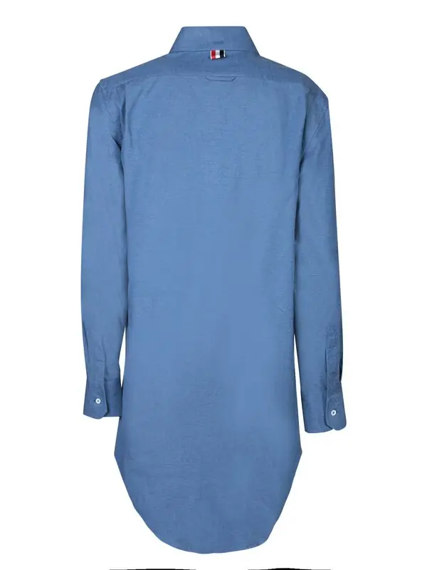 Thom Browne Collared Button-up Shirt Dress