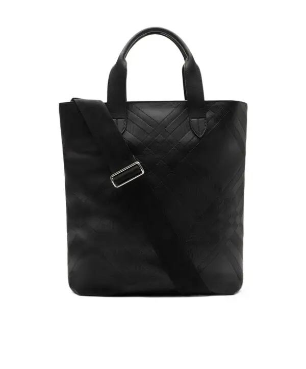 Burberry Embossed Check Tote