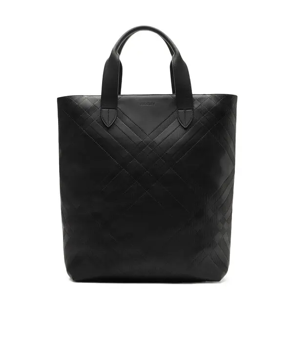Burberry Embossed Check Tote