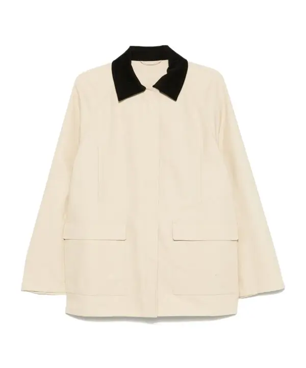 TOTEME Long-sleeved Jacket With Lapels - Beige