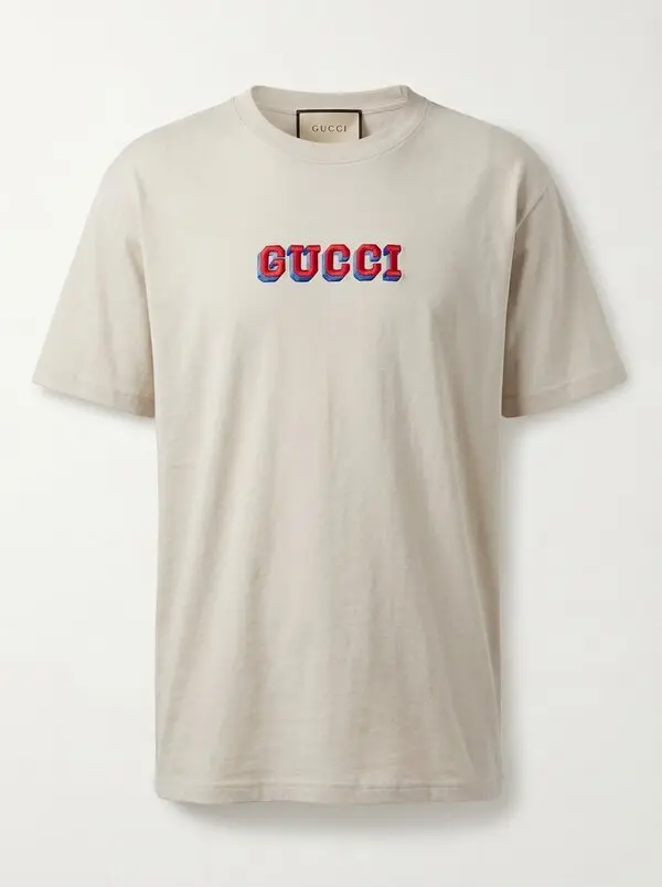 Gucci Logo-print Cotton T-shirt