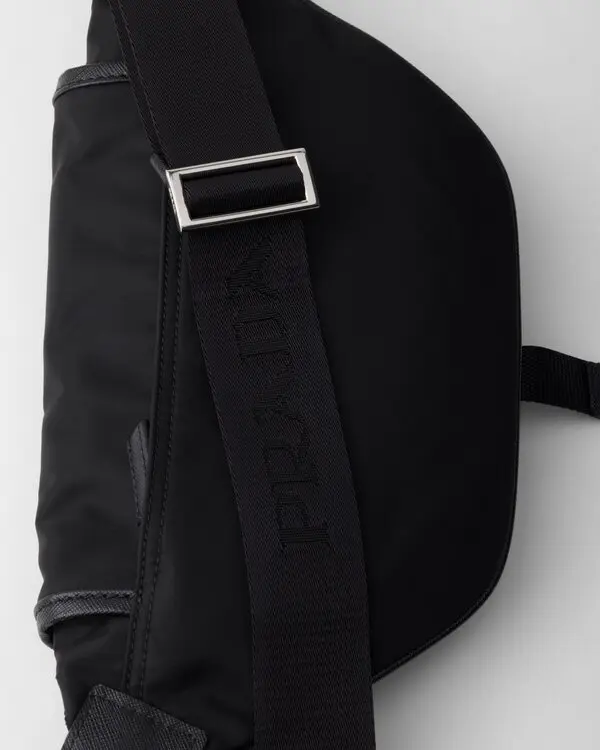Prada Re-nylon And Saffiano Leather Shoulder Bag