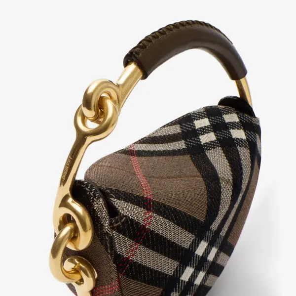 Burberry Bridle Checked Clutch Bag
