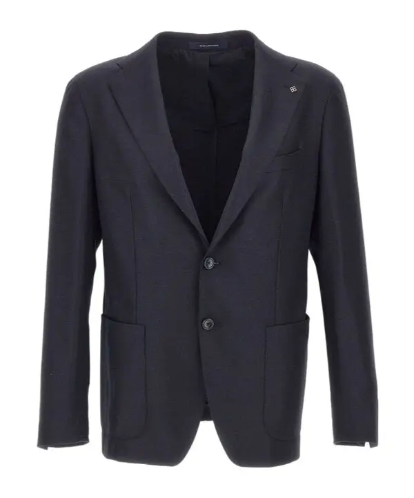 Tagliatore Single Breasted Tailored Blazer - Black