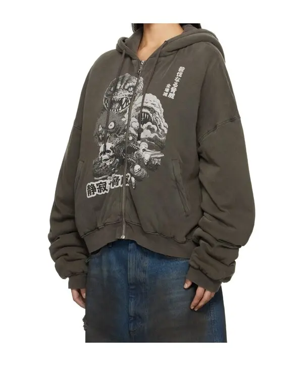 LU'U DAN Zipper Hoodie