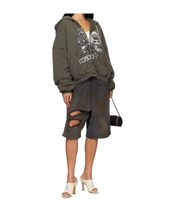 LU'U DAN Zipper Hoodie