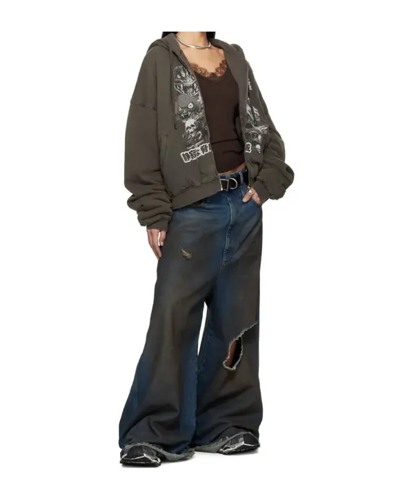 LU'U DAN Zipper Hoodie