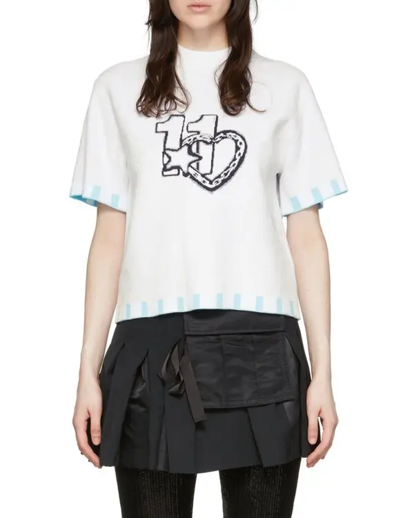 We11Done Printed Short Sleeve T-shirt