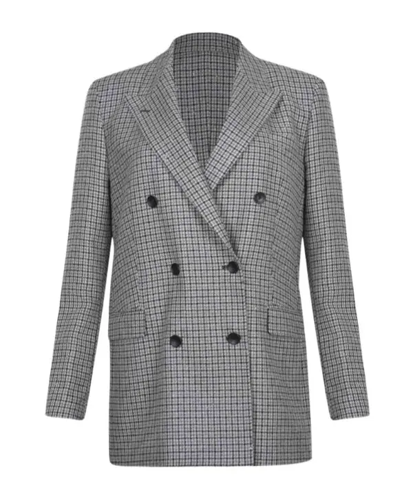 Tagliatore Houndstooth Double-breasted Blazer