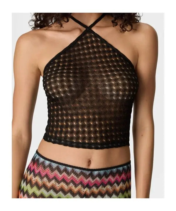 Missoni Halterneck Lace Top
