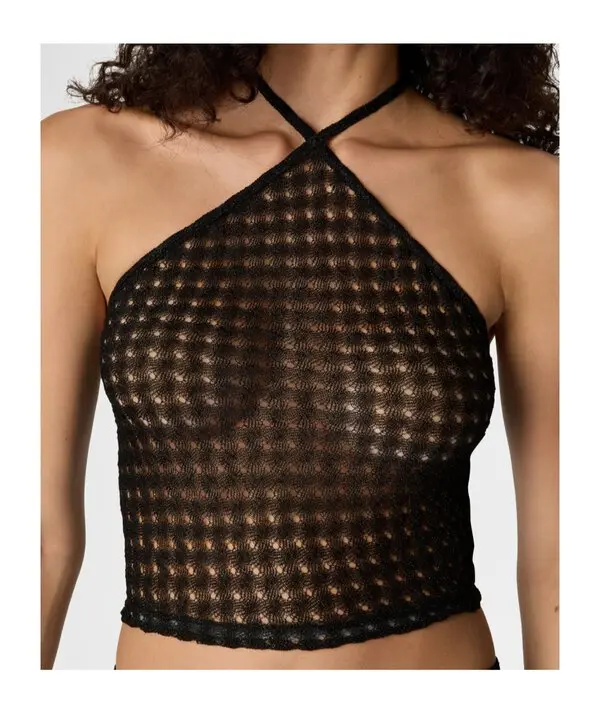 Missoni Halterneck Lace Top