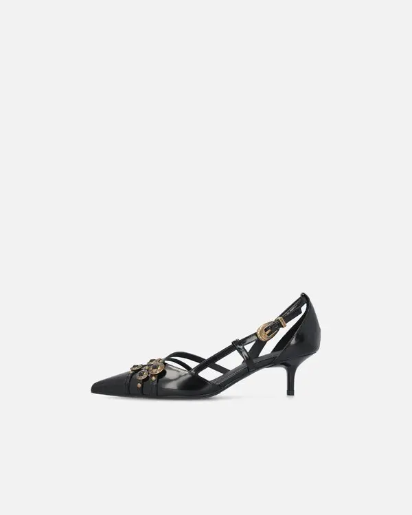 Pinko Gloria Slingback Pumps - Black
