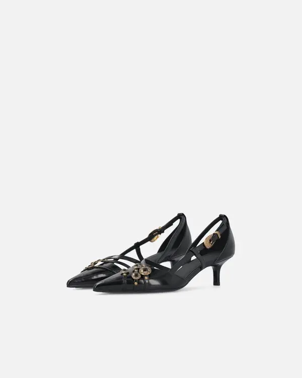 Pinko Gloria Slingback Pumps - Black