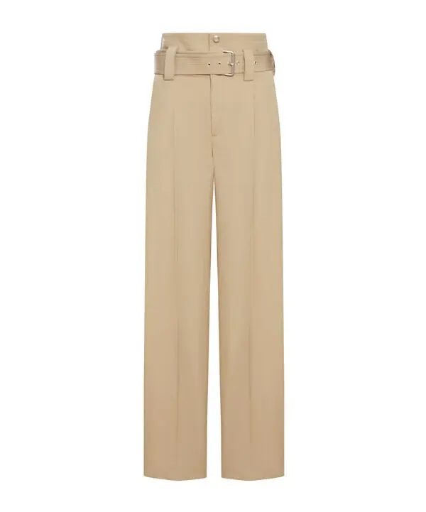 Bottega Veneta High-waisted Wide-leg Trousers