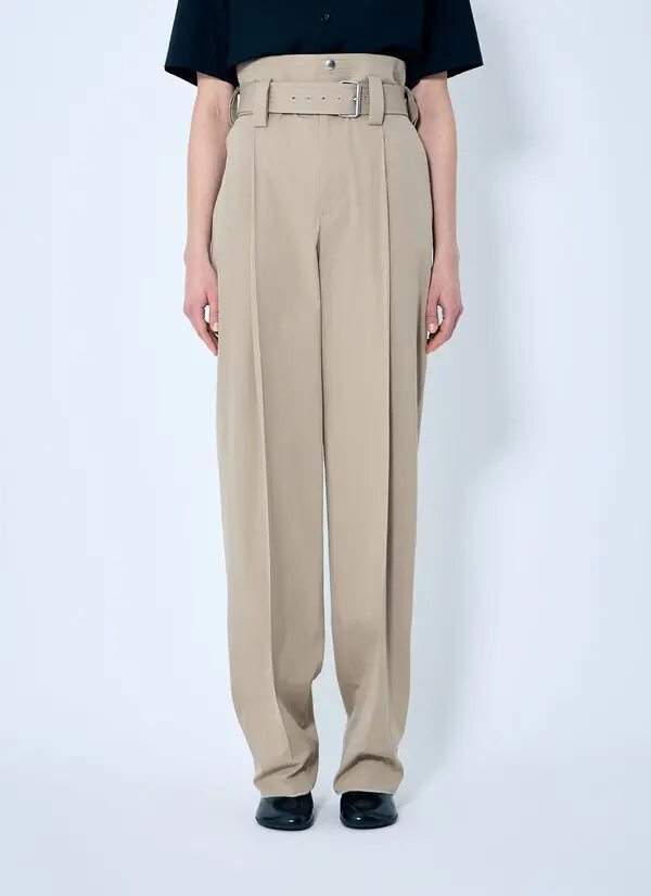 Bottega Veneta High-waisted Wide-leg Trousers
