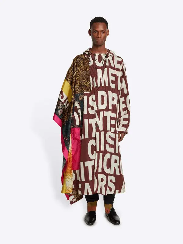 Dries Van Noten Oversized Hooded Long Cloak