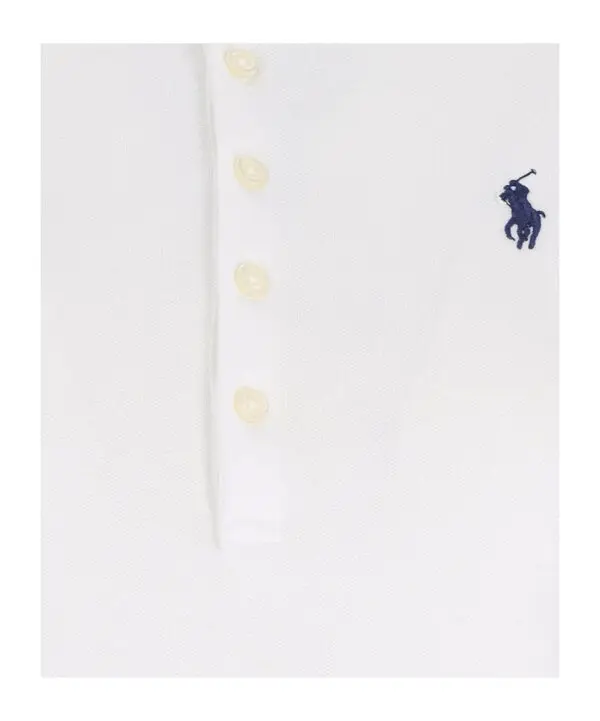 Polo Ralph Lauren Straight Hem Logo Embroidered Polo Shirt
