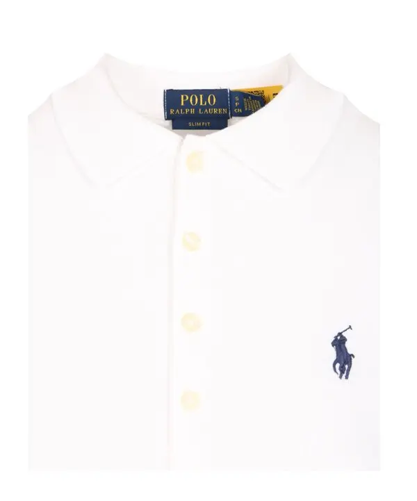 Polo Ralph Lauren Straight Hem Logo Embroidered Polo Shirt