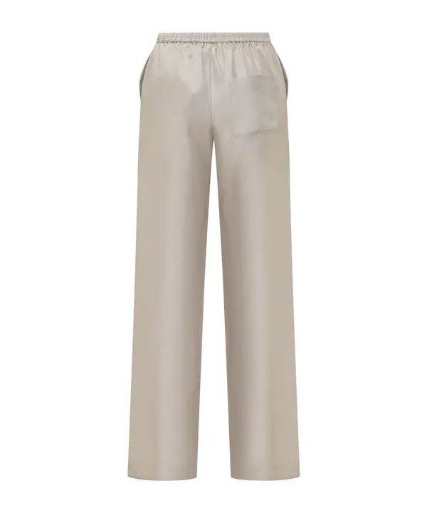 LOULOU STUDIO Alera Wide-leg Silk Trousers