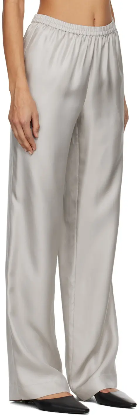 LOULOU STUDIO Alera Wide-leg Silk Trousers