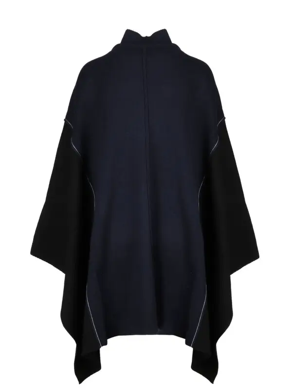 Chloé Asymmetrical Wool Cape